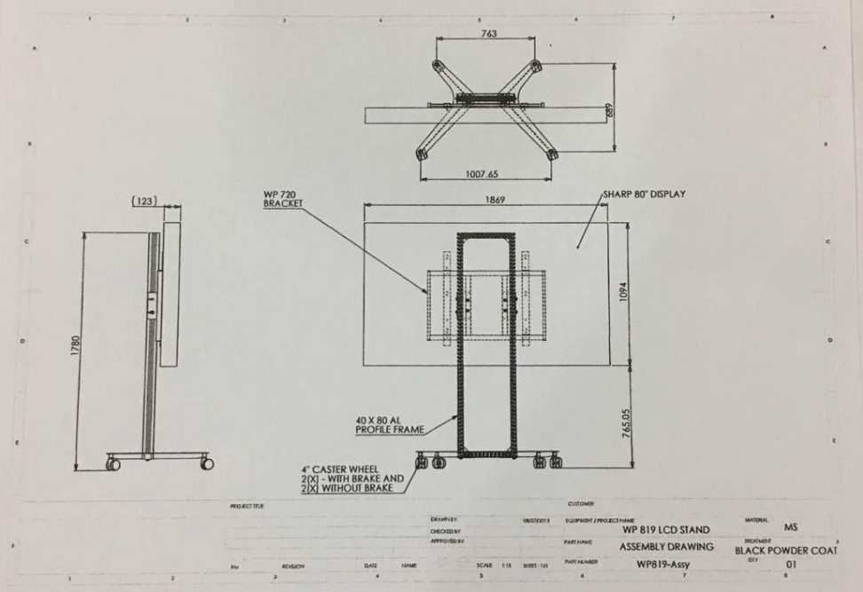 Customised Mobile Stand and others – TXL